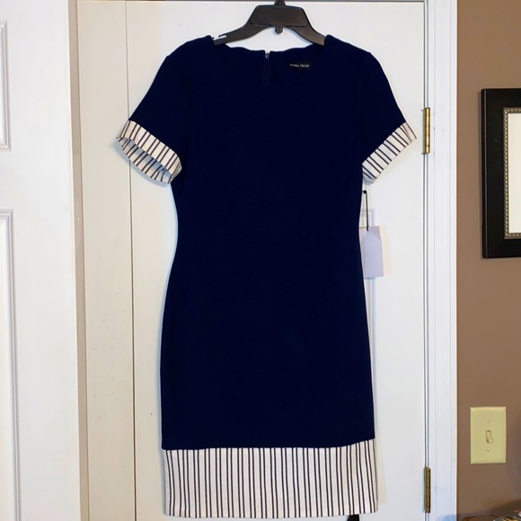 Ivanka Trump | Dresses | Nwt Ivanka Trump Work Dress Navy Twofer | Poshmark